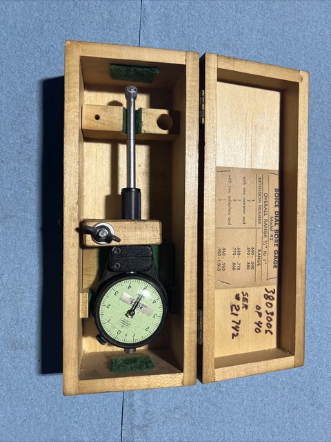 BOICE DIAL BORE gage 0.0001 model #2 (Joe) £143.74 - PicClick UK