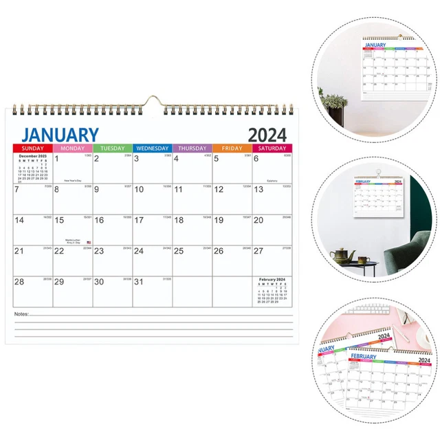 BLOC FRIGO CALENDRIER De Classe Mural Memos Notepad Homme EUR 21,65 ...