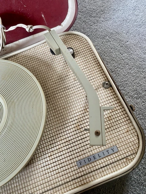 VINTAGE 1960’S “FIDELITY” Record Player, Model HF 31, Untested, good V ...