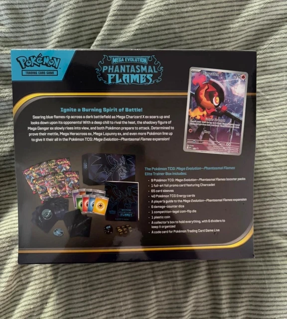 POKEMON TCG PHANTASMAL Flames ETB Elite Trainer Box - New Sealed £63.10 ...