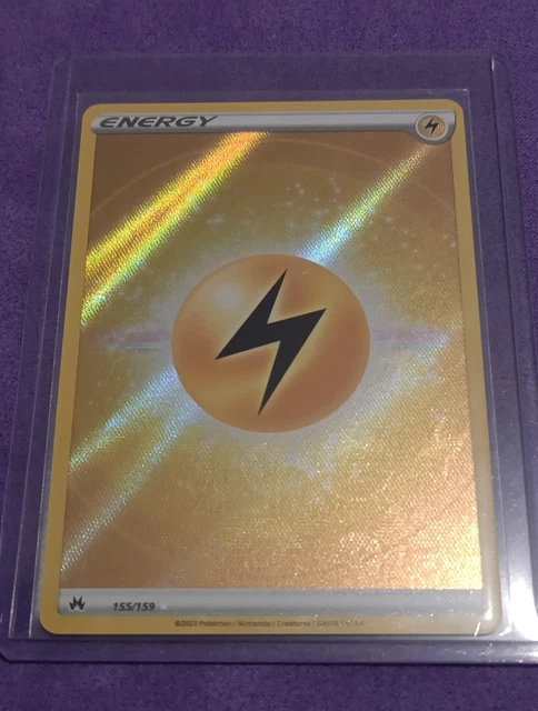 POKÉMON TCG LIGHTNING Energy (Texture Full Art) Crown Zenith 155/159 ...