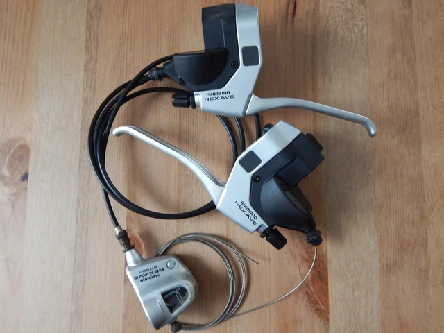 NEW SHIMANO NEXAVE Intego Internal Gear Shift Brake Shifter Set 3x8 SM ...