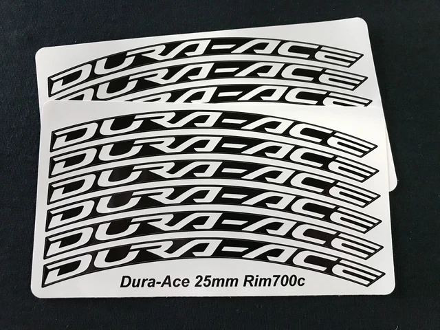 DURA-ACE SHIMANO WHEEL Decals / Stickers for 25mm - 30mm rims $12.96 ...