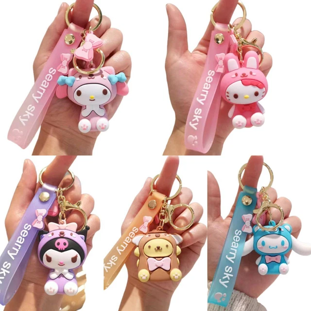MY MELODY CINNAMOROLL Hello Kitty Kuromi Pendant Figure Toy Keychain Xmas Gift EUR 4,45 ...