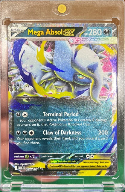 2025 POKEMON MEGA Evolution Mega Absol Ex 086/132 Pack Fresh - Free ...
