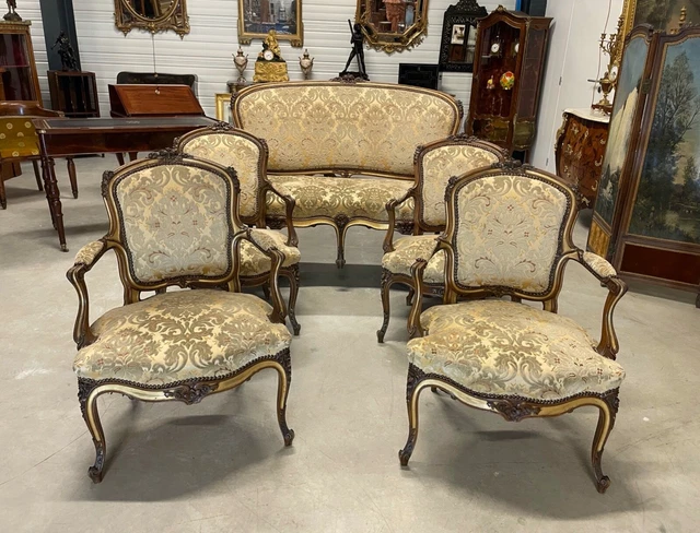 SALON STYLE LOUIS XV EUR 1.500,00 - PicClick FR