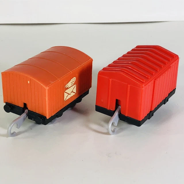 CARGO BOX CARS Trackmaster Trailers Thomas The Train Pull Behind Lot of ...
