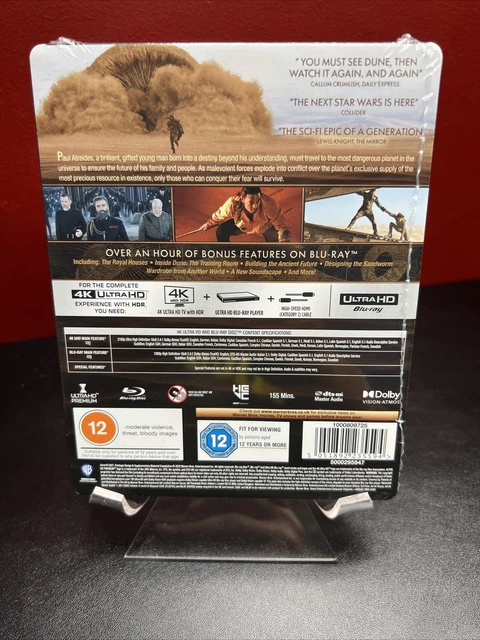 DUNE LIMITED EDITION Steelbook (4K UHD+Blu-ray, 2021) sigillato in fabbrica nuovo di zecca EUR ...