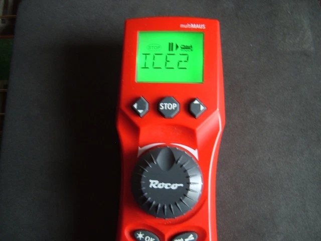 ROCO MULTIMAUS 10810 rot mit 6poligen Datenbuskabel, kl ...