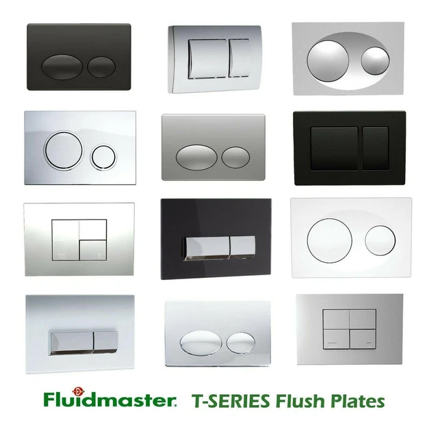 FLUIDMASTER T-SERIES CISTERN Dual Flush Activation Plate P40 P43 P45 P47 P54 P61 EUR 42,81 ...