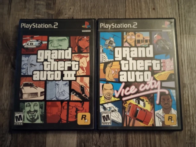 GRAND THEFT AUTO III & Vice City Sony PlayStation EUR 5,64 - PicClick FR