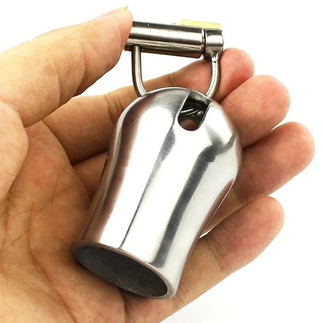 3/5MM PA LOCK Prince Albert Chastity Cage Piercing Titanium D-ring PA ...