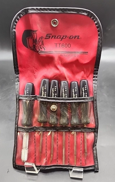 SNAP-ON TT600 6 Piece Electrical Terminal Tool Kit Complete in Pouch EX ...