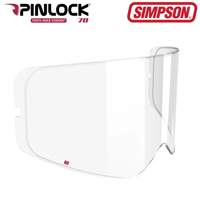 SIMPSON SPEED PINLOCK Max Vision Motorcycle Helmet Anti Fog Visor ...