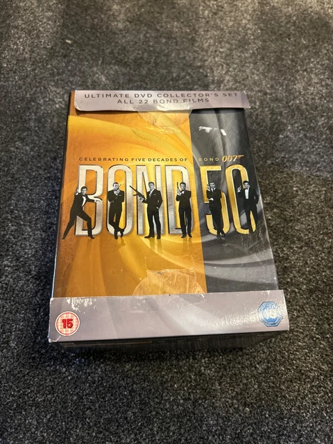 ULTIMATE JAMES BOND DVD collection set 22 bond films Celebrating 50 ...