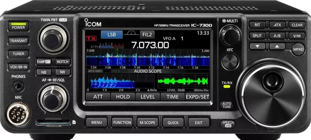 ICOM IC-7300 HF 6m 4m SSB/CW/RTTY/AM/FM SDR Transceiver, Waterfall ...