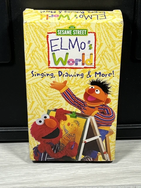 Sesame Street Elmos World Singing Drawing More Vhs Video Tape Buy My Xxx Hot Girl