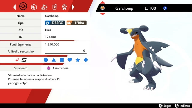 GARCHOMP ULTRA SHINY Battle Ready Pokemon Sword - Shield, Pokemon Spada ...