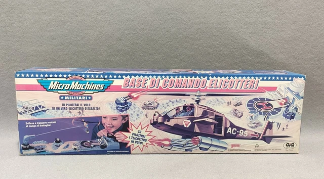 MICRO MACHINES BASE Comando Elicotteri Militari Gig Galoob New Vintage ...