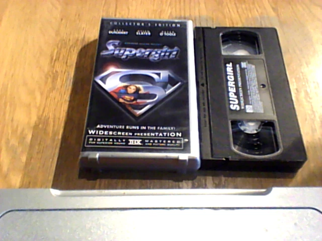 SUPERGIRL COLLECTOR'S EDITION US NTSC THX VHS VIDEO Helen Slater 2000 ...