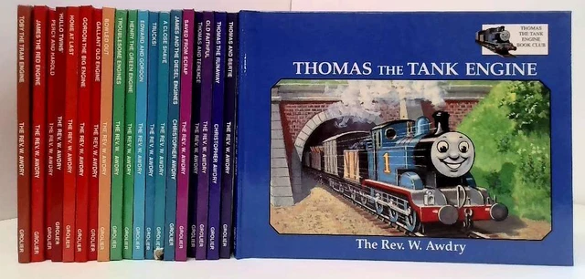 THOMAS THE TANK Engine Book Club 20 Hardback Storybooks Rev. W. Awdry ...
