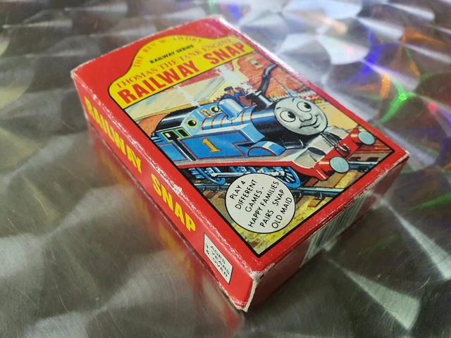 VINTAGE 1986 THOMAS The Tank Engine Railway Snap - Playing Cards Game ...