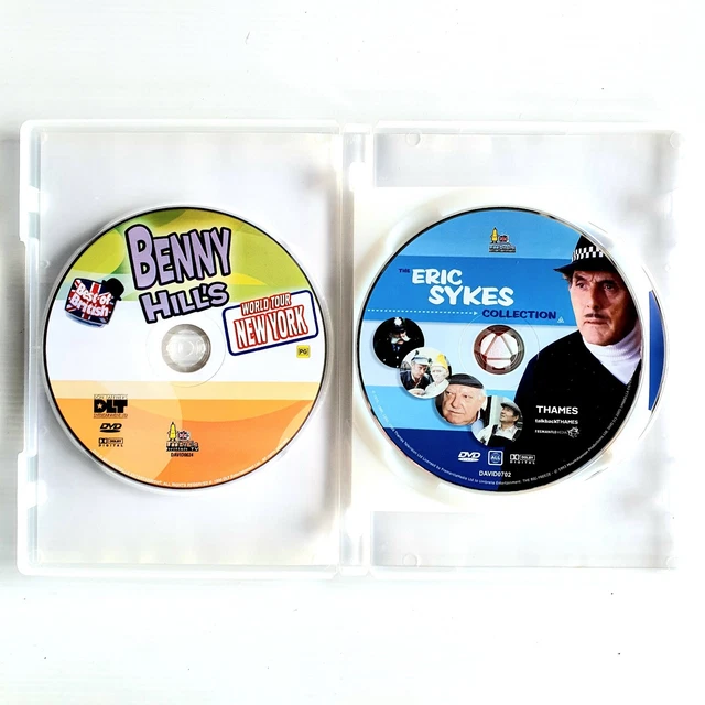 BENNY HILL'S WORLD Tour New York 3x DVD Gift Set Eric Sykes + Tommy ...