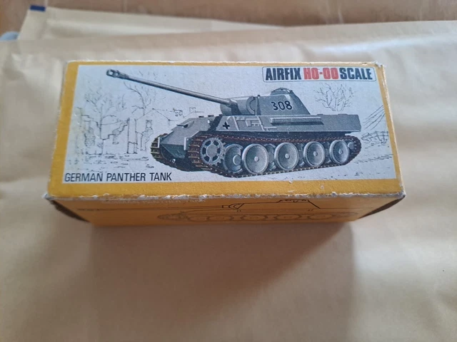 AIRFIX HO-OO Scale Poly German Panther Tank Box Only £5.00 - PicClick UK