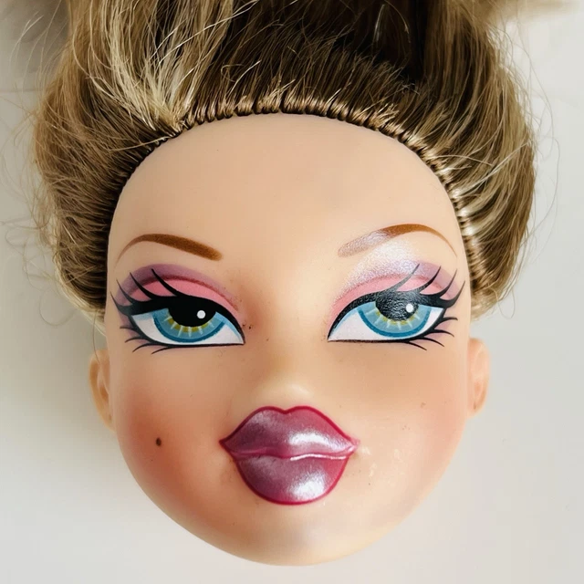 BRATZ HEAD GAMEZ RINA Doll Design Blonde Brunette (SATISFACTORY TLC ...