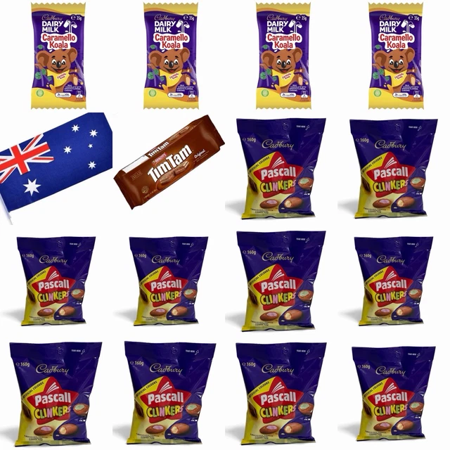 AUSTRALIAN TREAT HAMPER With Cadbury Pascall Chocolate Clinkers ...