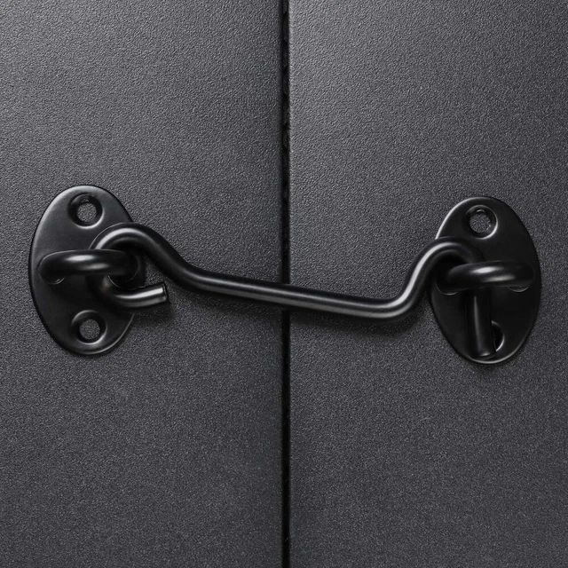 LOCK HEAVY DUTY Gate Latch Screen Latches Barn Door Lock Hook and Eye ...