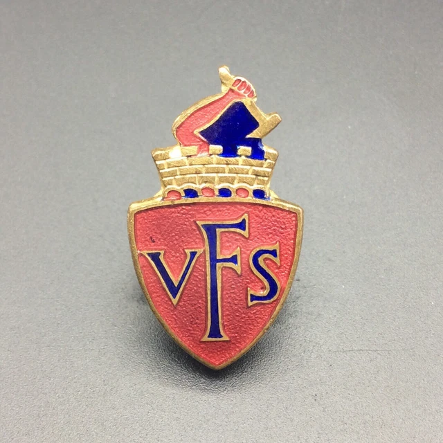 WW2 BIRMINGHAM VOLUNTEER Fire Service Vfs Enamel Lapel Badge Home Front ...