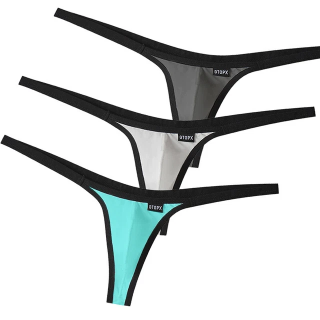 T Back Bkini Underwear Men Sexy Briefs Micro Panties Thongs G String