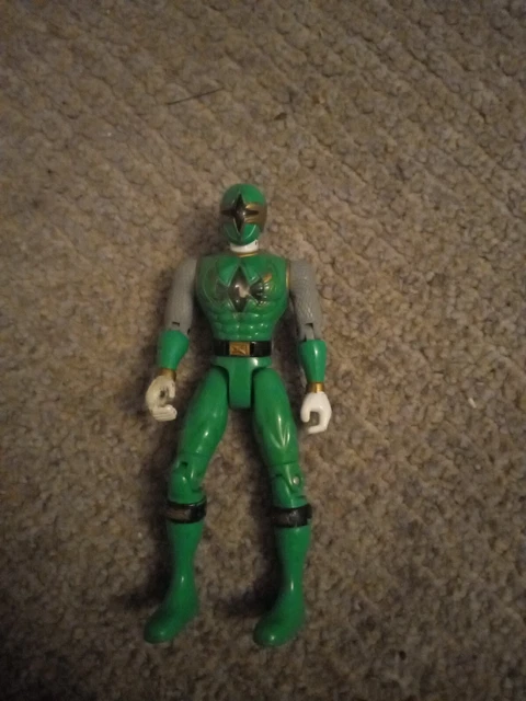 GREEN SAMURAI RANGER Power Rangers Ninja Storm Figure 6 Inch 2002 ...