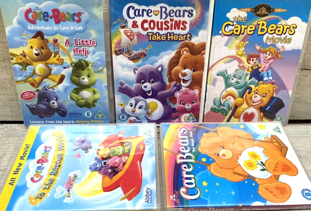 CARE BEARS 5 DVD Mix To The Rescue Movie Cousins Take Heart Little Help ...
