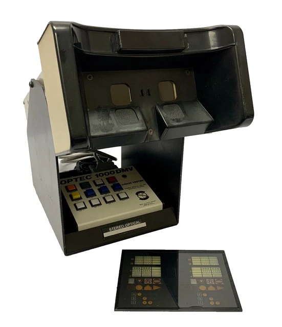 STEREO OPTICAL OPTEC 1000 DMV Vision Screener Tester w/ Slide Insert ...