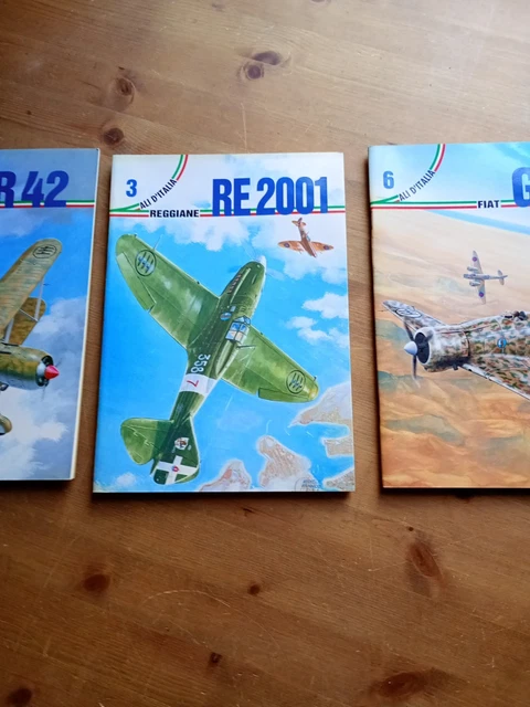 ALI D'ITALIA RE 2001 G 50 Fiat Cr42 Job Lot Magazine Collection Planes ...