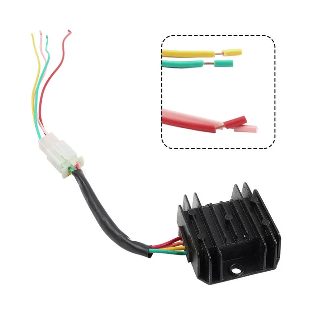 VOLTAGE REGULATOR RECTIFIER 4-Wire For Motorcycle Scooter ATV CG125 ...