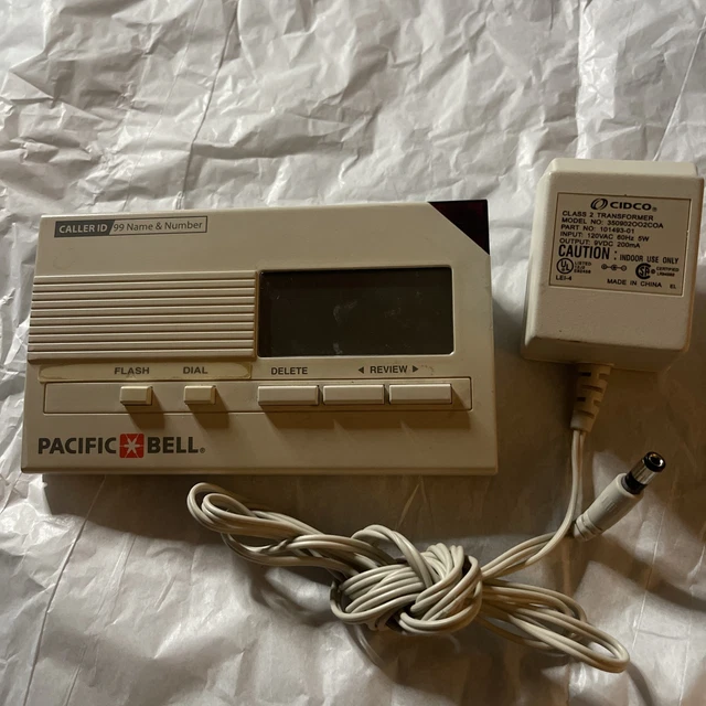 VINTAGE 1980´S PACIFIC Bell Cidco Model Db99 Coller Id Call Waiting £20 ...