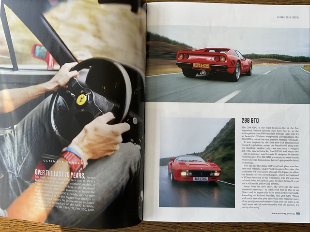 2020 FERRARI SF90 Evo Magazine Laferrari Enzo 288Gto F50 F40 Brochure ...