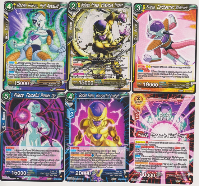 FRIEZA (6 CARDS) Dragon Ball Super Card Game DBS TCG S027 EUR 2,99 ...