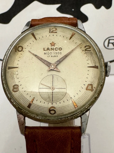 LANCO MOD. 1900 Vintage Swiss Made Oversize Mm. 38 - Rarissimo EUR 119 ...