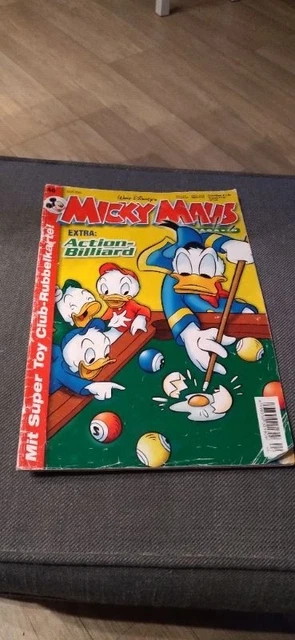MICKY MAUS COMIC 297 Walt Disney Ehapa Donald Duck Action-Billiard ...