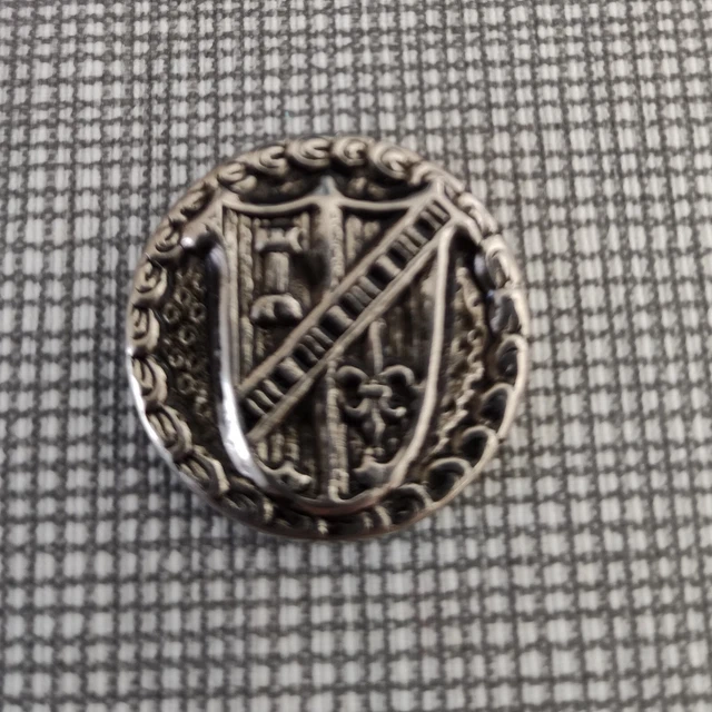 BOUTON METAL ECUSSON Blason Armoiries EUR 2,50 - PicClick FR