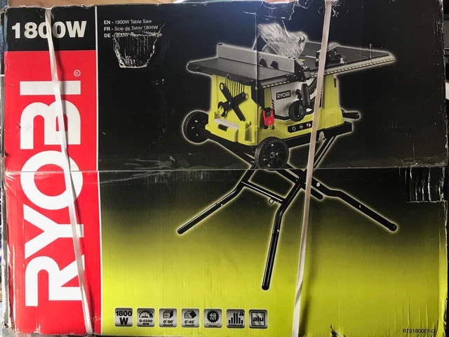 RYOBI RTS1800EF TABLE Saw with Extendable Table 254mm Blade 1800w 240v ...