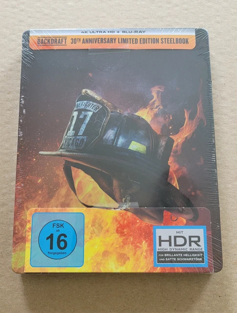 BACKDRAFT - STEELBOOK 4K UHD + BLU-RAY - NEU & OVP - Deutsche VK-Version £121.01 - PicClick UK