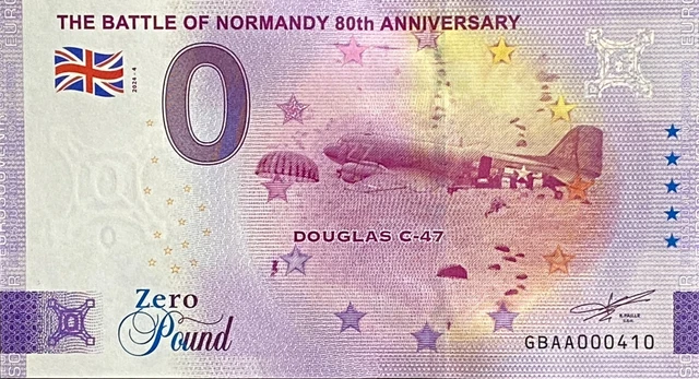 TICKET 0 POUND The Battle of Normandy 80th Anniversary 2024 Number ...