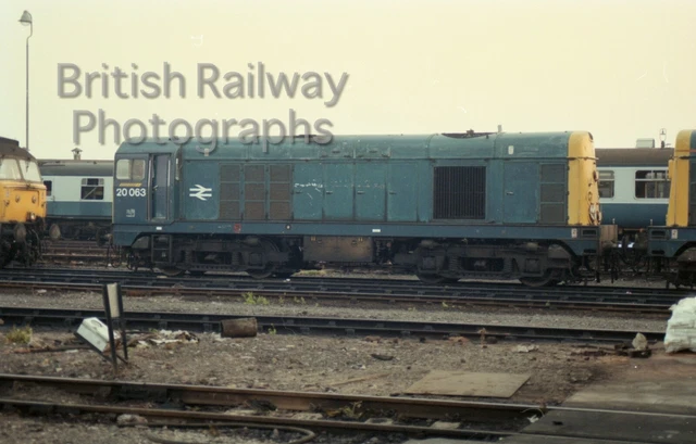 35MM NEGATIVE BR British Railway Diesel Loco Class 20 20063 Etches Park ...