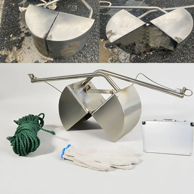 SLUDGE SAMPLER STAINLESS Van Mud Dredge Bottom Sludge Sediment Grab ...