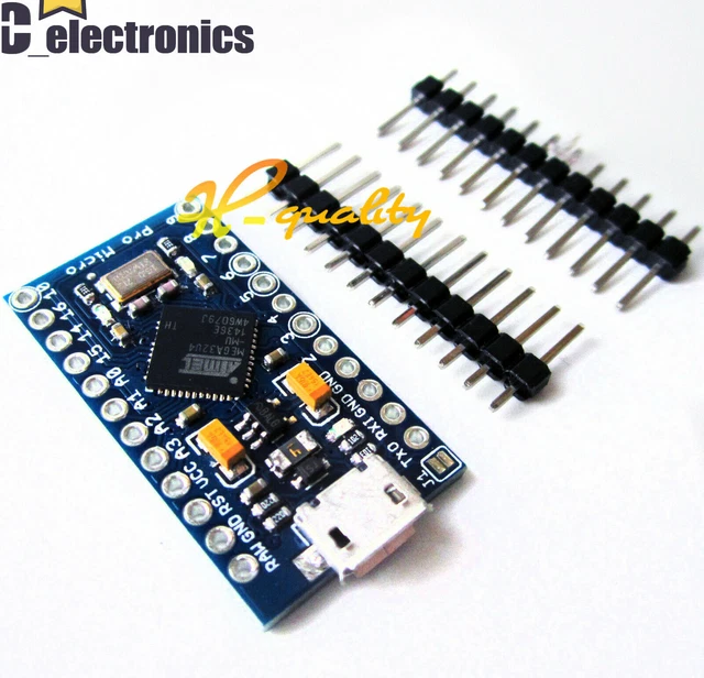 LEONARDO PRO MICRO ATmega32U4 16 MHz 5V remplacer ATmega328 Arduino Pro ...